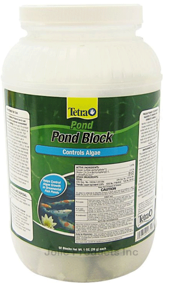 Tetra Pond Block Algae Control - 50 Blocks per Bulk Jar - 16310