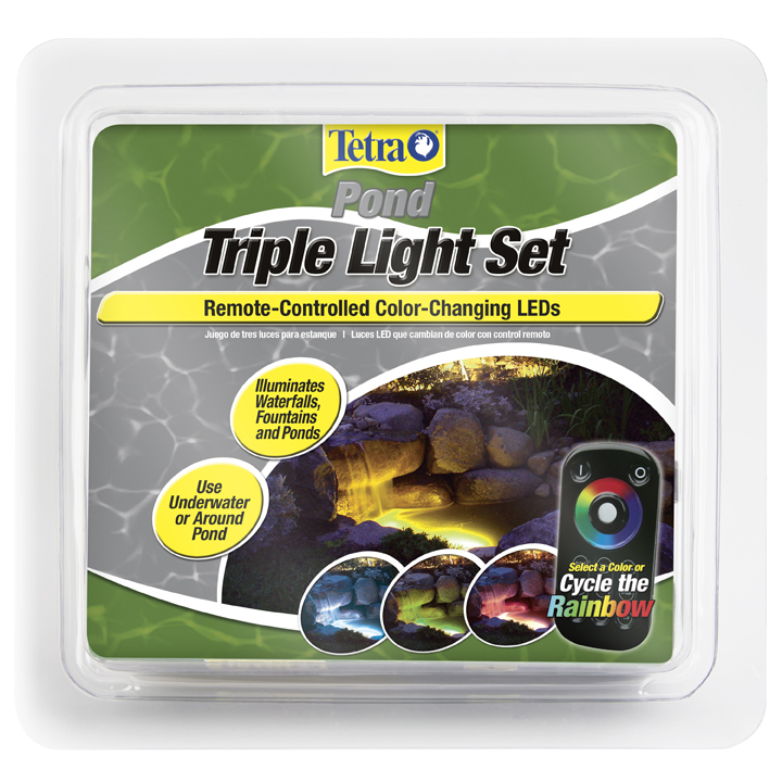 Tetra - Triple (3) Light Set - LED with Remote Control for Ponds - 19763