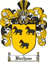 Barham Coat of Arms / Barham Family Crest
