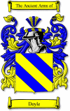 Doyle Family Crest English Coat of Arms