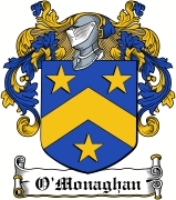 O'Monaghan (Roscommon) Coat of Arms / Family Crest