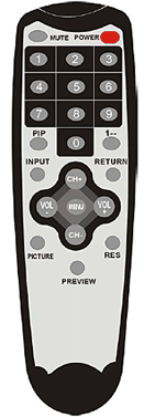 IR Remote Controller For LCDT6R1 Model