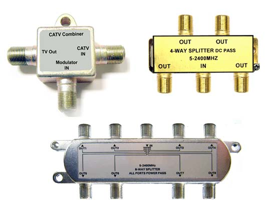 RF Coax Combiners Splitters
