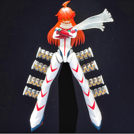 Gunbuster RIO:bone (Sentinel) Buster Machine No.7 - Nono Model Figure ...