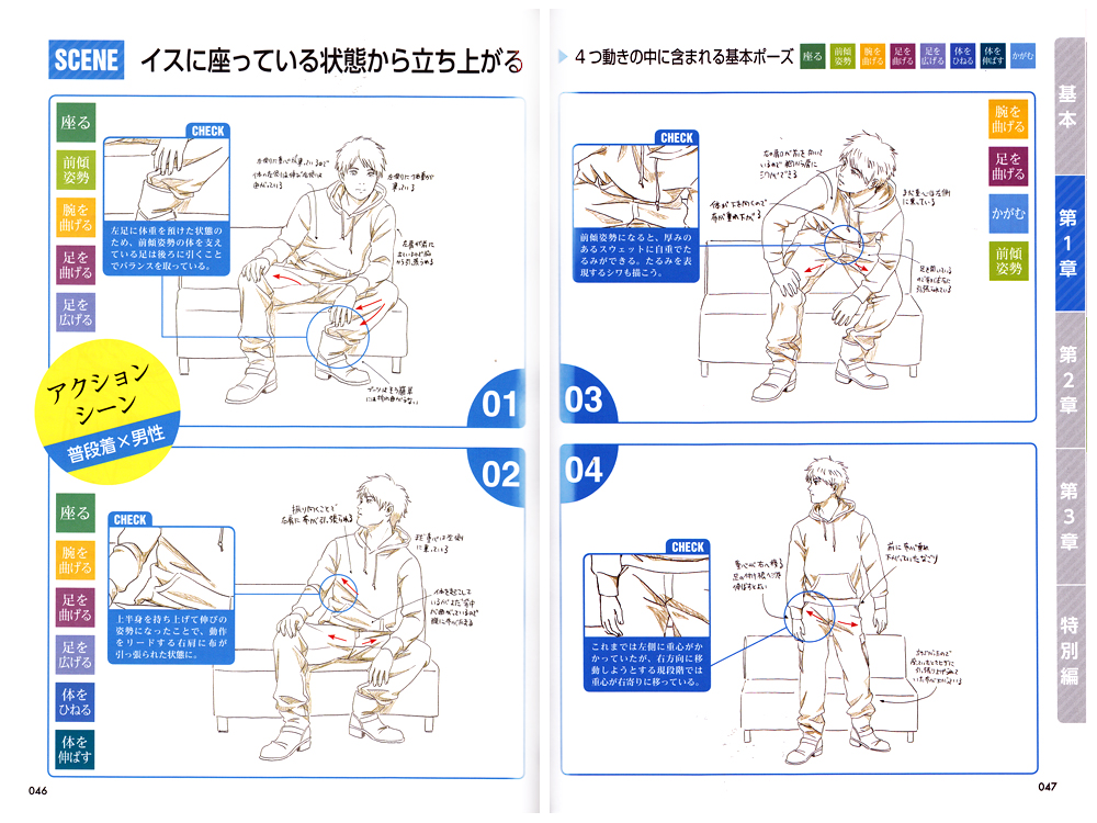 How To Draw Wrinkled Clothing To Make Character Move Lively Reference Book Anime Books