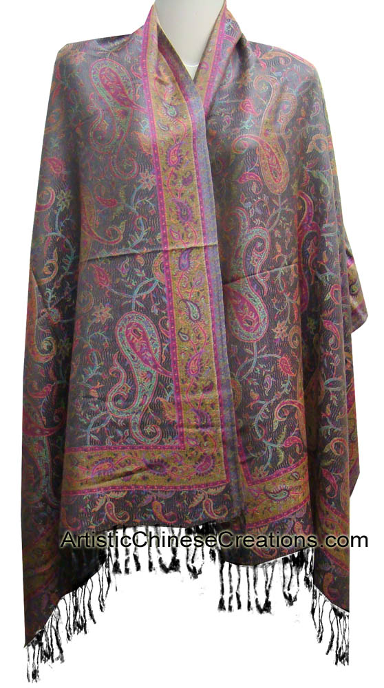 Chinese Shawl, Oriental Clothing, Oriental Shawls