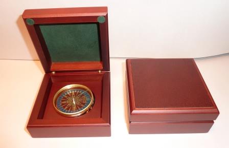Engraved Desk Compass Peter Pan Second Star to the Right