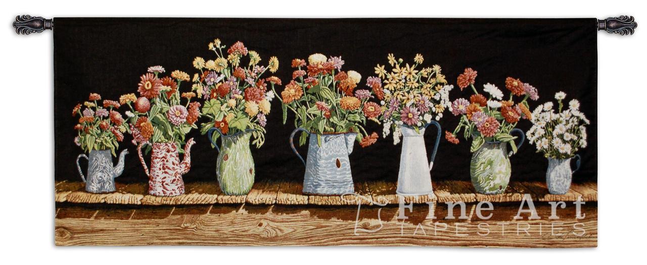 August Colors Tapestry Wall Hanging, H26" x W62"
