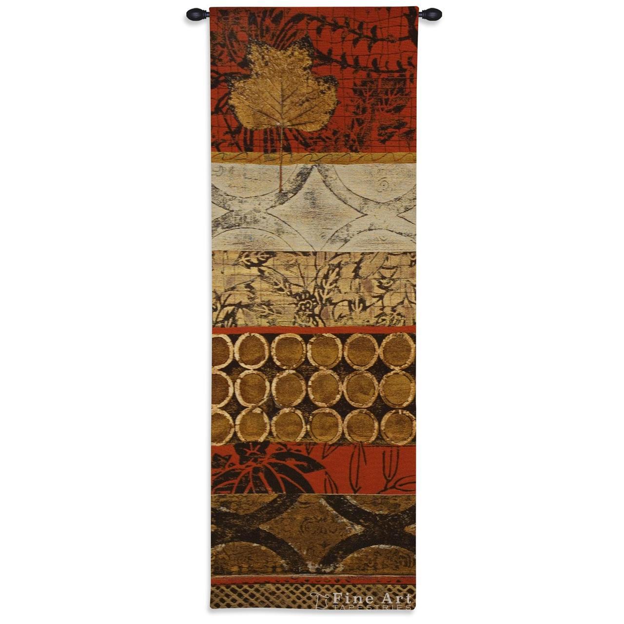 Autumn Fusion I Contemporary Tapestry Wall Hanging - Abstract Modern ...