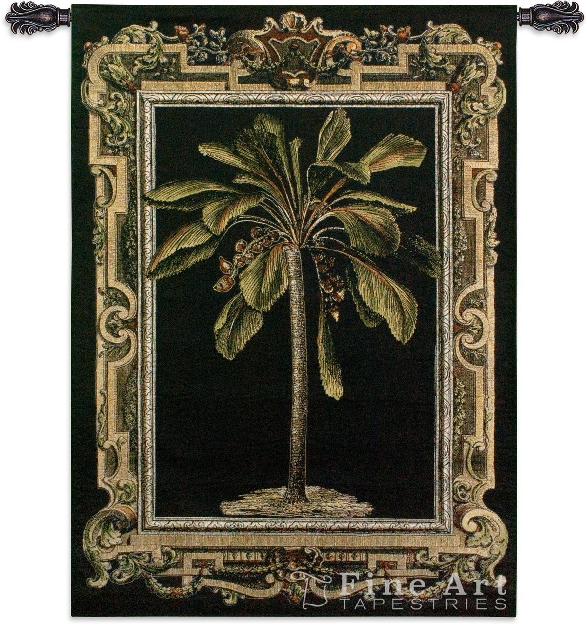 Masterpiece Palm I Tapestry Wall Hanging - Botanical Composition, H53 ...