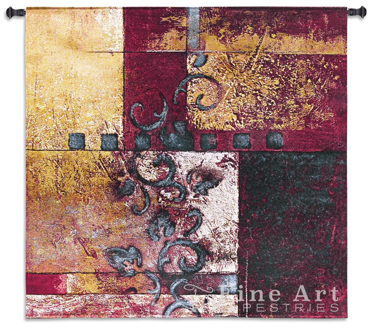 Morning Dream I Abstract Tapestry Wall Hanging - Geometrical Design ...