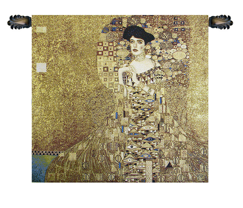 Portrait of Adele Bloch Bauer by Klimt European Art Noveau Tapestry ...