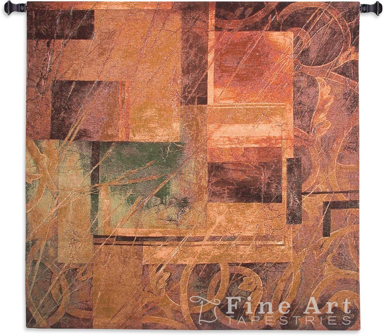 Visual Patterns I Contemporary Tapestry Fine Art Picture, H53" x W53"