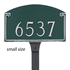 Arch Address Sign - Custom Street Number Plaque - Choose Your Size and ...