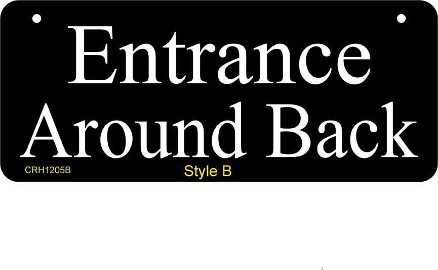 Double Sided Hanging Sign Custom Made With Your Address, Name, or Message