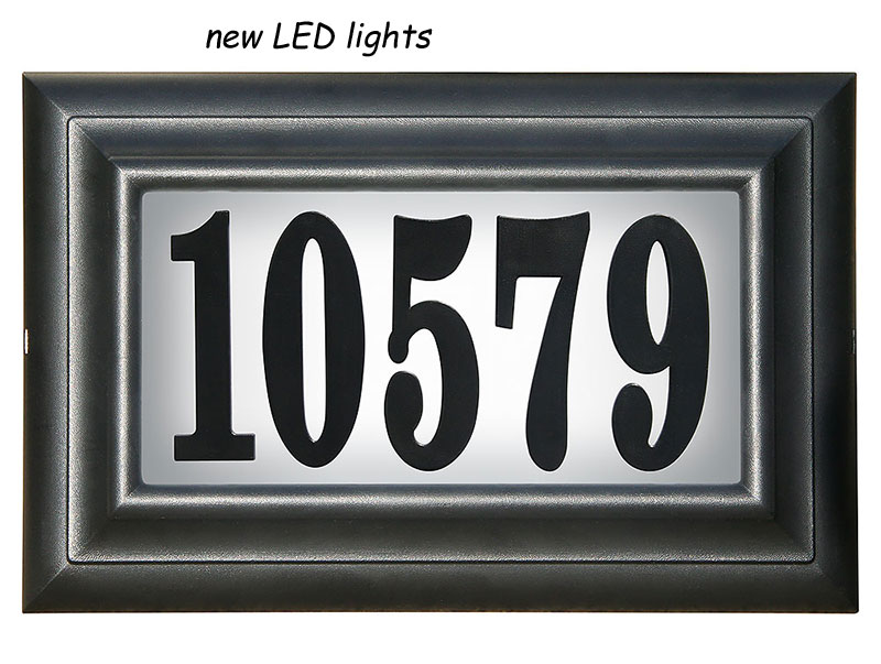 DIY Lighted House Number Sign