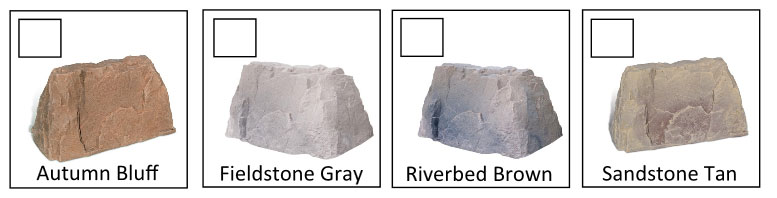 Hollow Rock Address Sign Rock