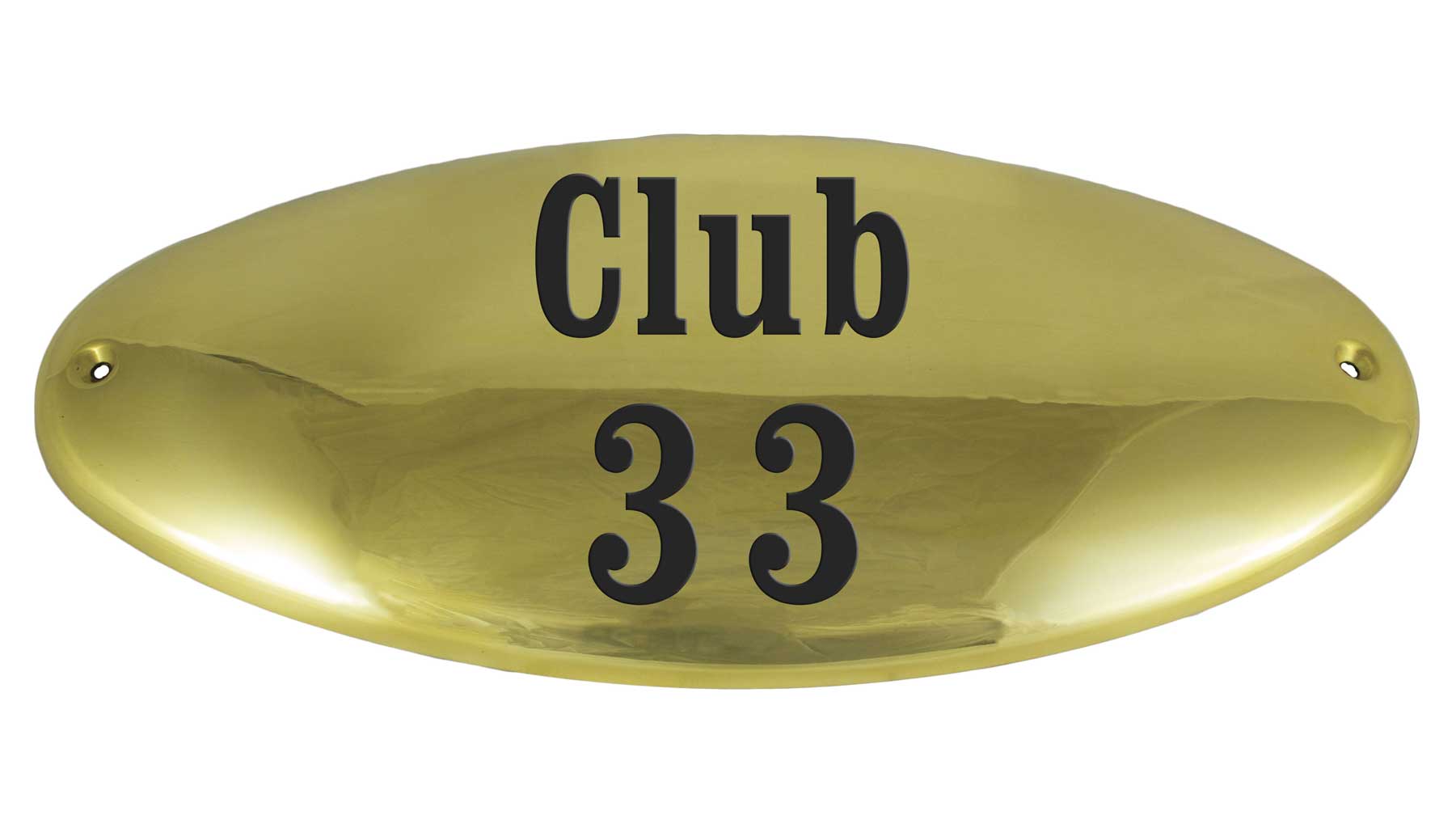 Brass Plaque For Address, Business Name, House Name, Room Number etc.