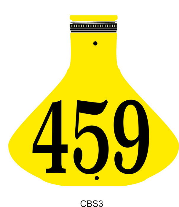 Bottle Shape Address Number Sign