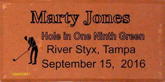 Engraved Sport Brick with Golf, Tennis, Baseball, Bowling, and other ...