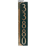 Column Address Plaque - Vertical House Number Sign