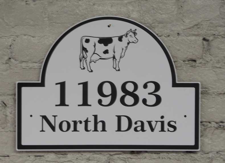Personalized Farm Animal Address Plaque