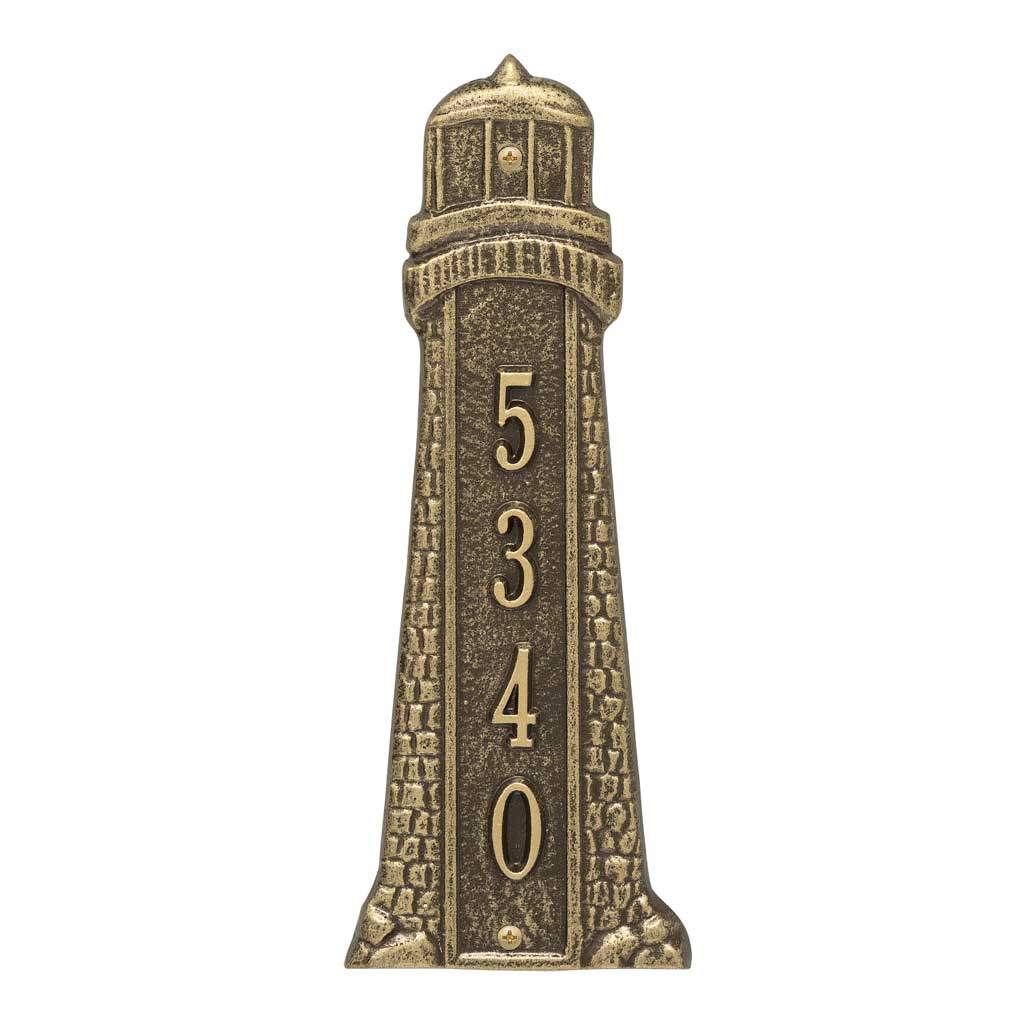 Lighthouse Address Plaque - House Number Sign