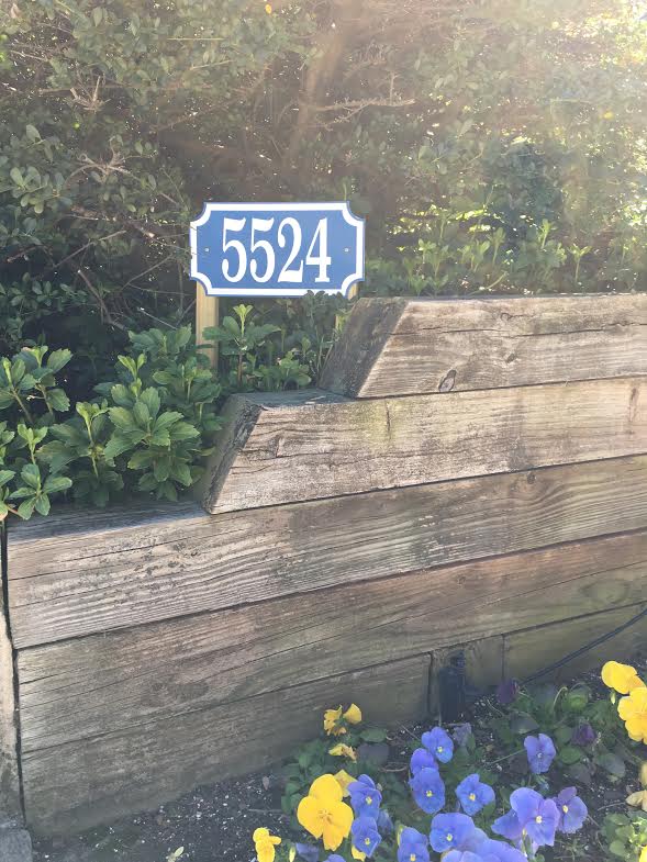 House Number Sign - Custom Address Plaque