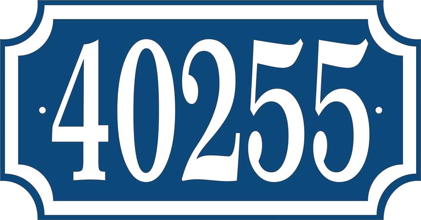 House Number Sign - Custom Address Plaque