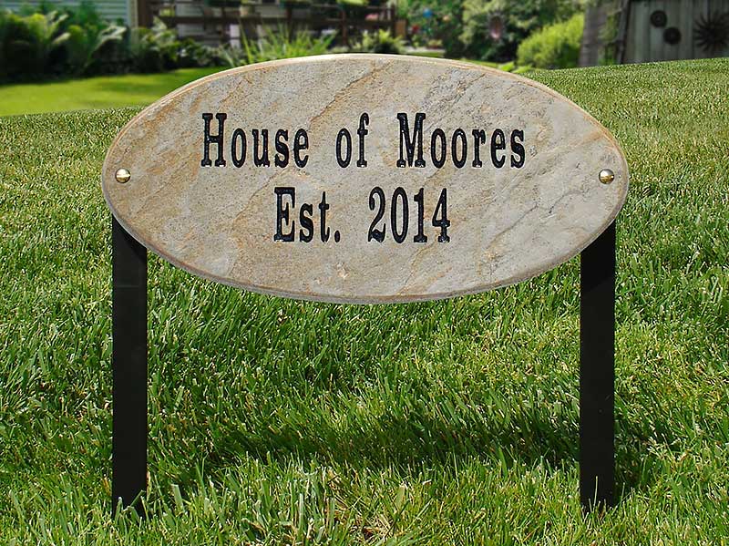 Personalized Granite Plaque For Family Name, Year Established, House ...