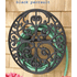 Wall Mount Garden Hose Holder - Round With Decorative Scroll
