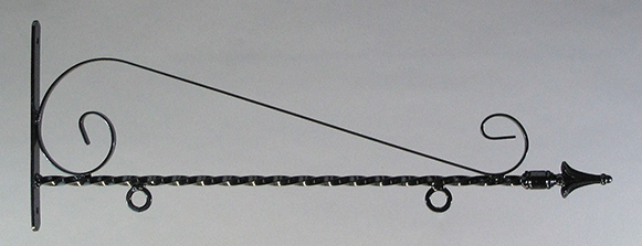 Hanging Sign Bracket With Decorative Scrollwork For Hanging Address ...