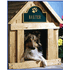 Personalized Dog House Name Sign With Paw Print