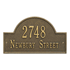 Wall Mount Address Sign - Arch Shape House Marker