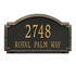 Estate Size Address Plaque - For Wall or Lawn Mount - Choose Your Color