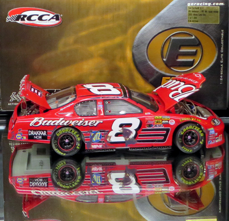 DALE EARNHARDT JR 2004 PHOENIX WIN RACED VERSION BUDWEISER 1/24 RCCA ELITE