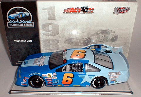 MARK MARTIN 1989 STROH'S LIGHT T-BIRD 1/24 ACTION