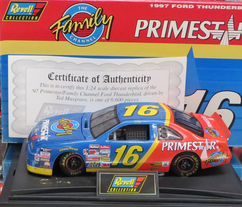 TED MUSGRAVE 1997 THE FAMILY CHANNEL 1/24 REVELL