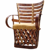 Painted Equipales Furniture - Dyed Pigskin Equipale