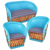 Mexican Equipale Pigskin Leather Furniture