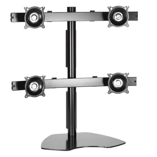 Quad Monitor Stand | Adjustable Monitor Stand | VESA compliant monitor ...