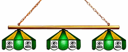 Imperial International Green Bay Packers Glass 3 Shade Lamp ...