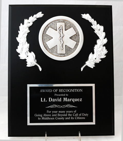 Emergency Responder Award Plaques - Beautifully Engraved