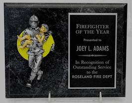 Firefighter Awards and Plaques Personalized