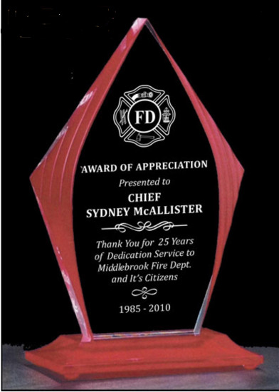 Firefighter Gifts and Awards Beautifully Engraved