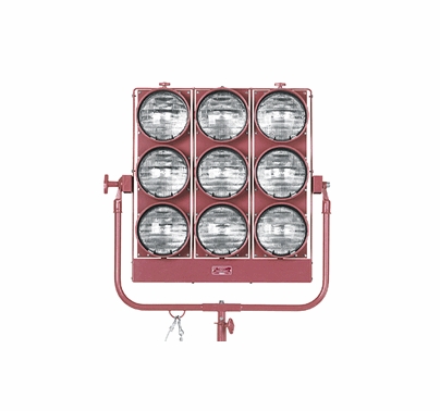 Mole-Richardson Nine Light 9000w - BarnDoor Lighting