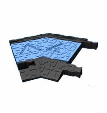 Lex PowerRAMP Cable Ramp 5 Channel 45 Degree Corner RIGHT