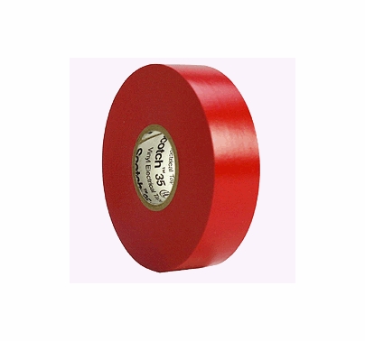 Red 3M 35 Electrical Tape Vinyl 3/4 x 66 - BarnDoor