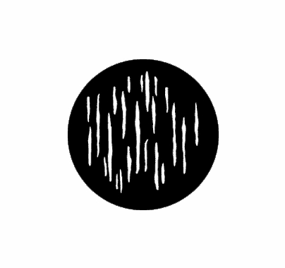 Rosco 77504 Linear 6 Standard Steel Gobo Pattern - Rosco Standard Steel ...