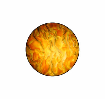 Rosco Amber Ripple Color Wave Glass Gobo Pattern B Size 33102 ...